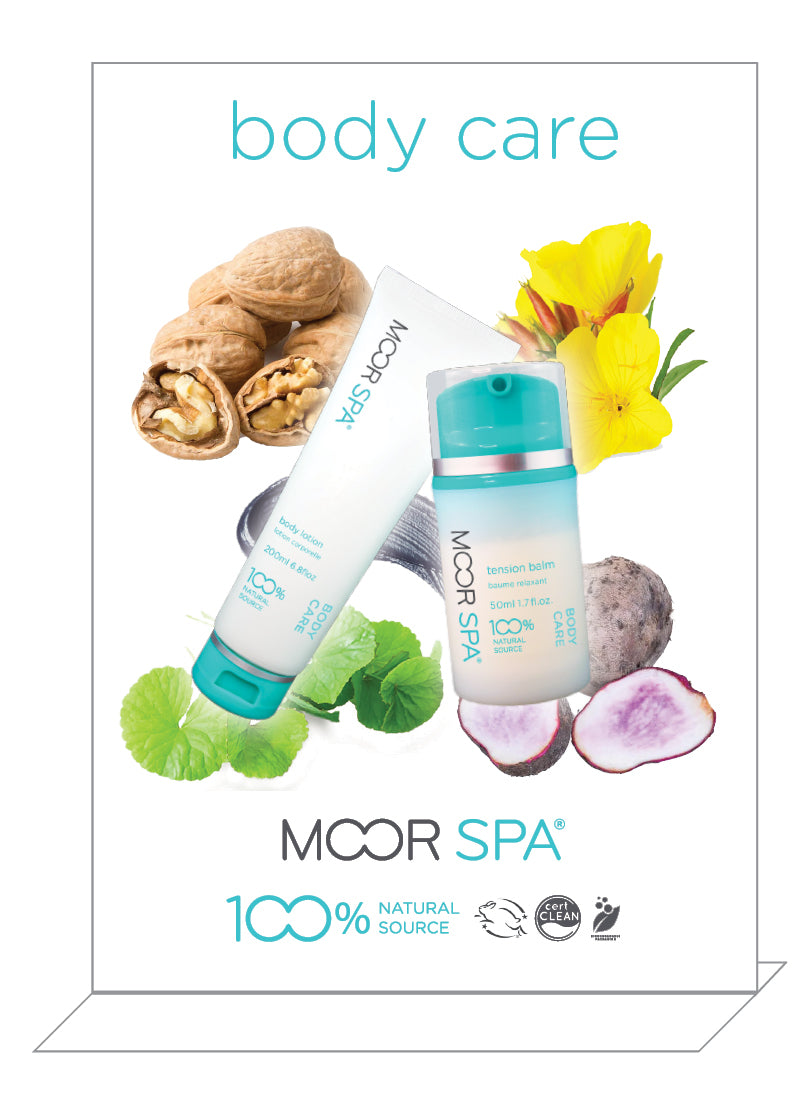 Moor Spa Product Category Display, Body Care – Universal Companies