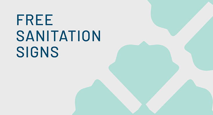 Free Sanitation Signs – Universal Companies