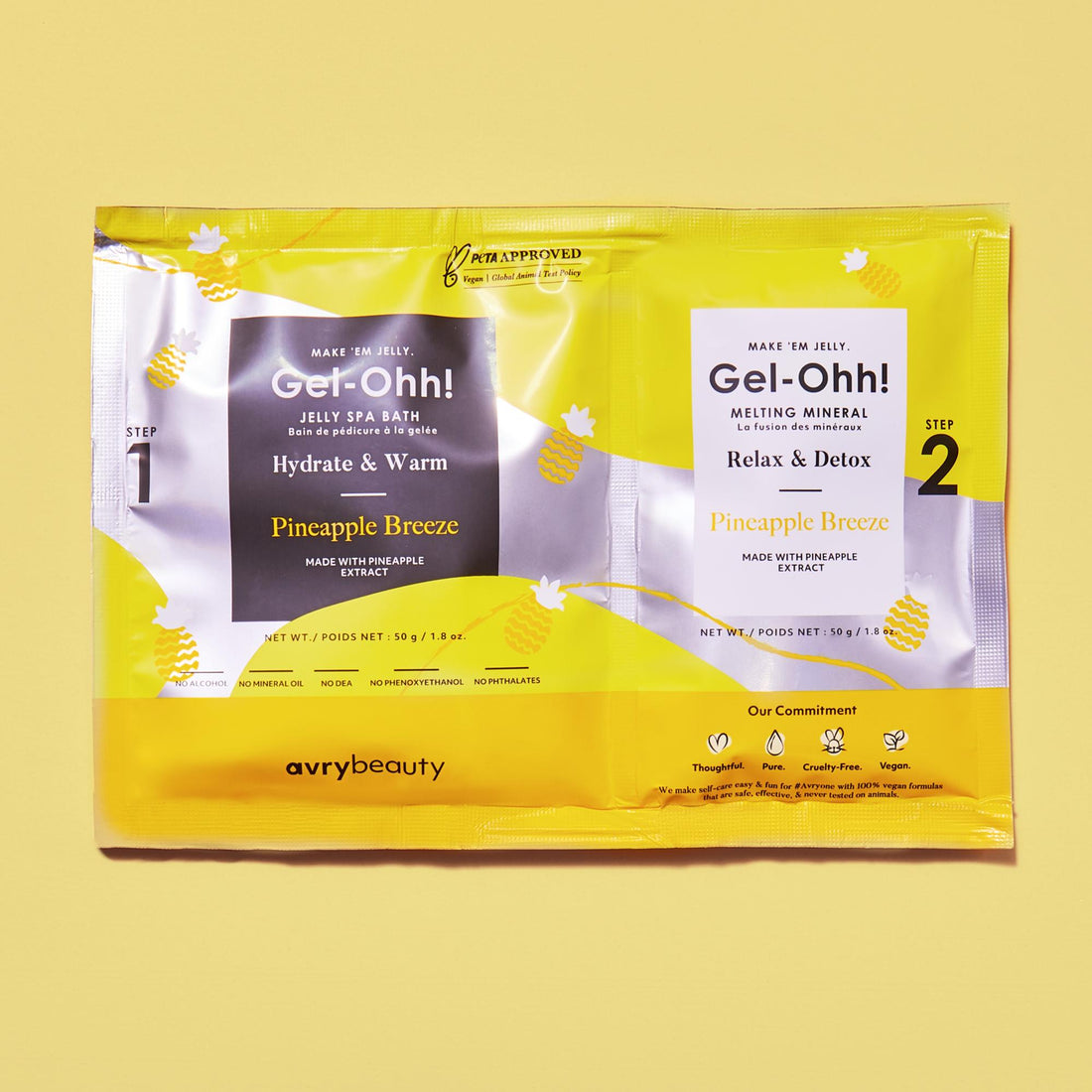 Avry Beauty Gel-Ohh! Jelly Spa Pedi Bath, Pineapple Breeze *Limited Ed ...