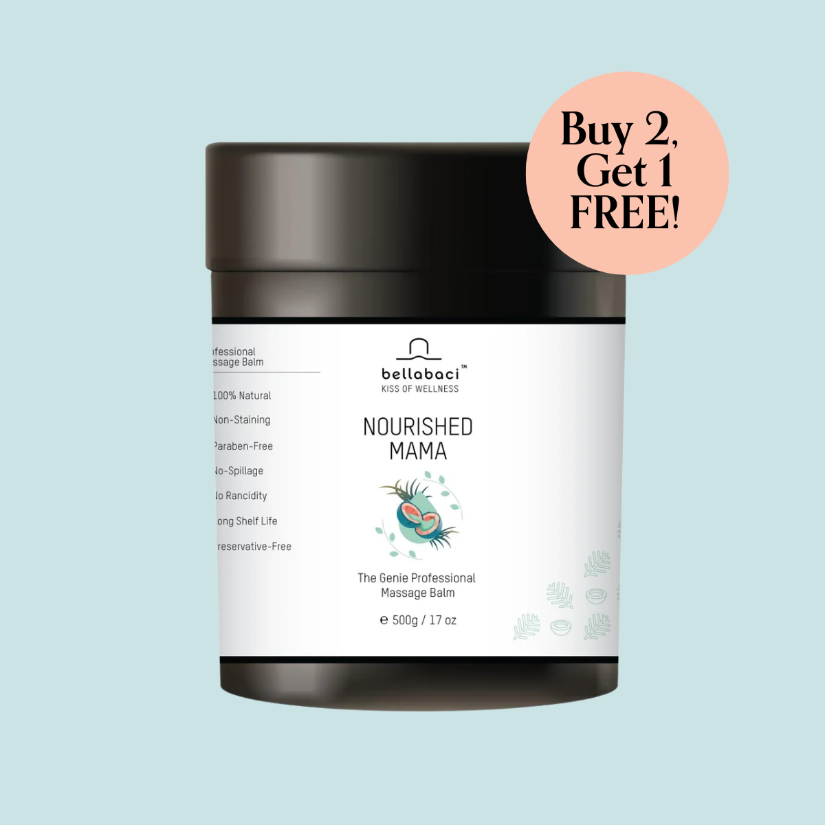 Bellabaci Nourished Mama Pregnancy Balm, Buy 2 Get 1 FREE Promo ...