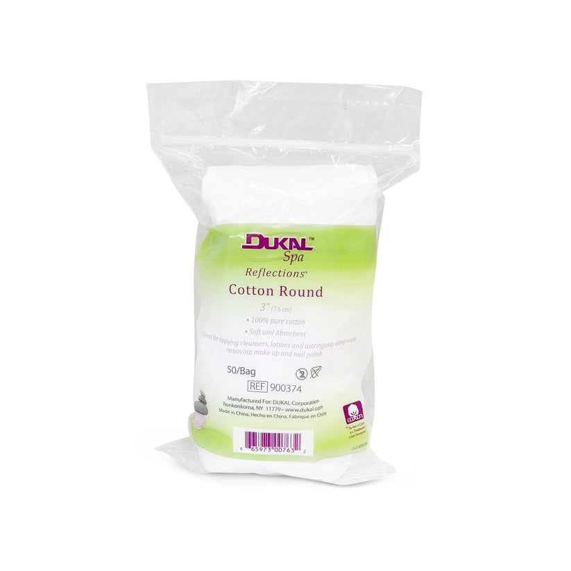 Dukal 3" Cotton Rounds, 50 ct. – Universal Companies