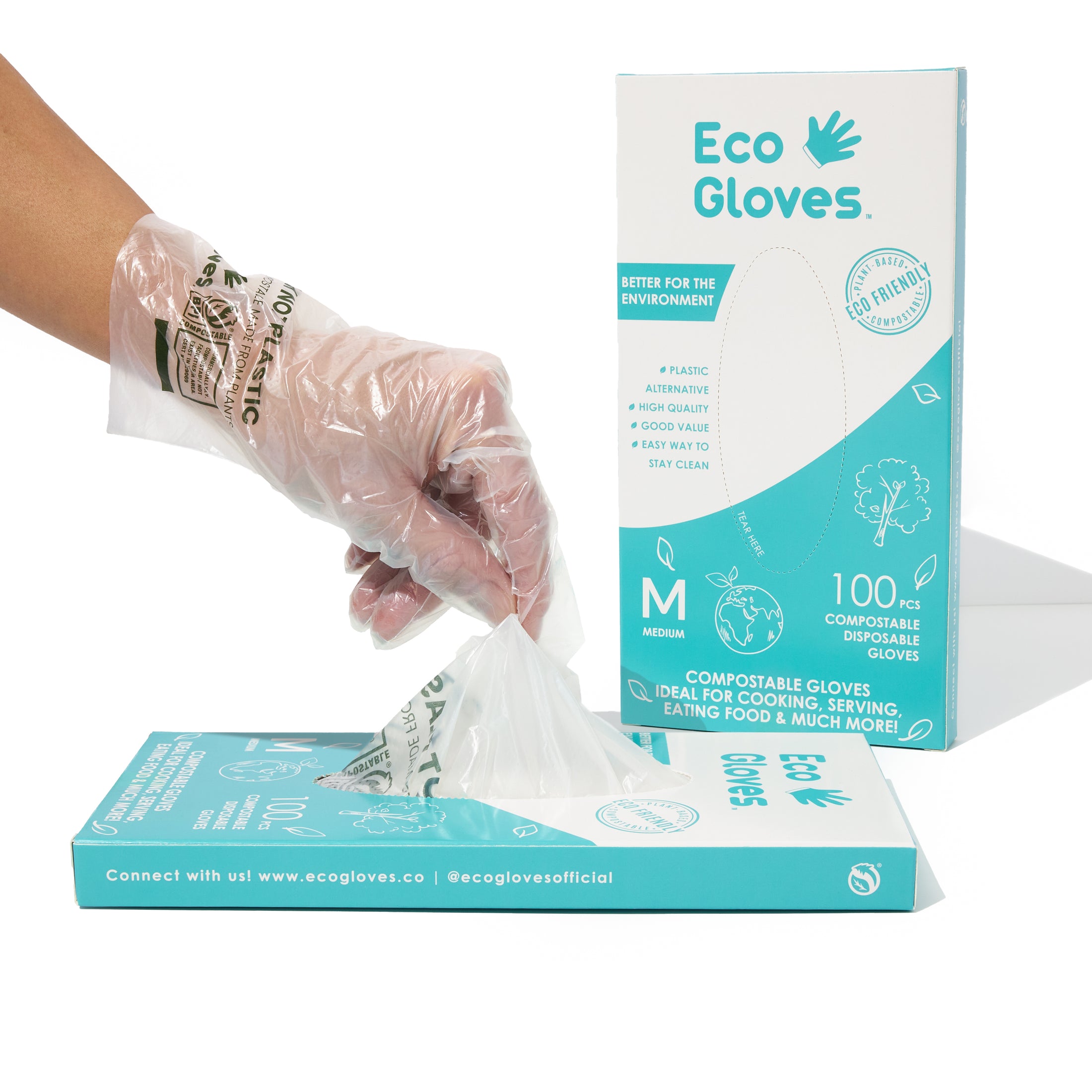 Eco Gloves Compostable Gloves, Clear, 100 ct – Universal Companies