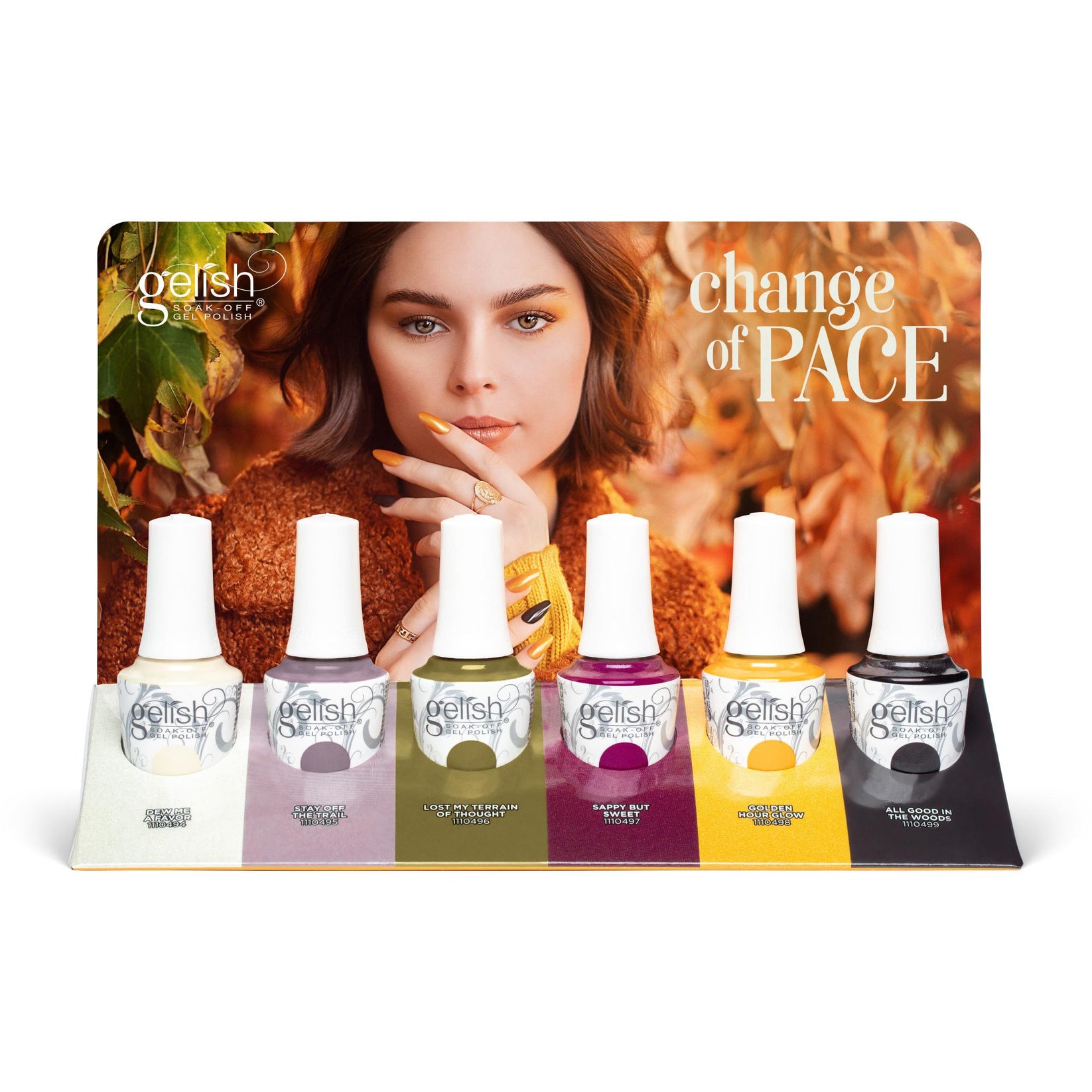 Gelish Gel Polish Change of Pace Collection Display, 6 pc – Universal ...