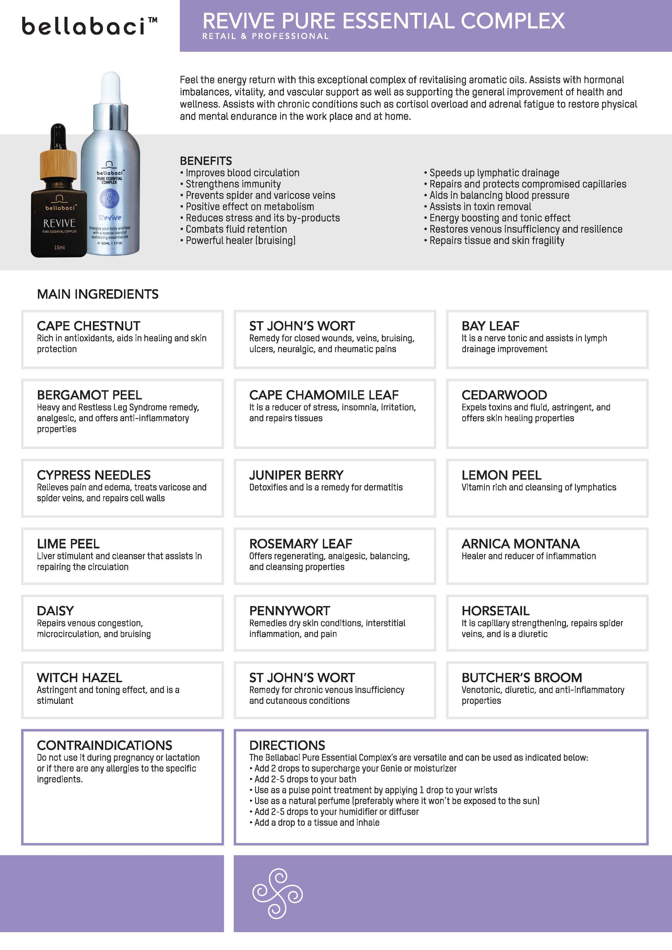 Bellabaci Revive Pure Essential Complex – Universal Companies