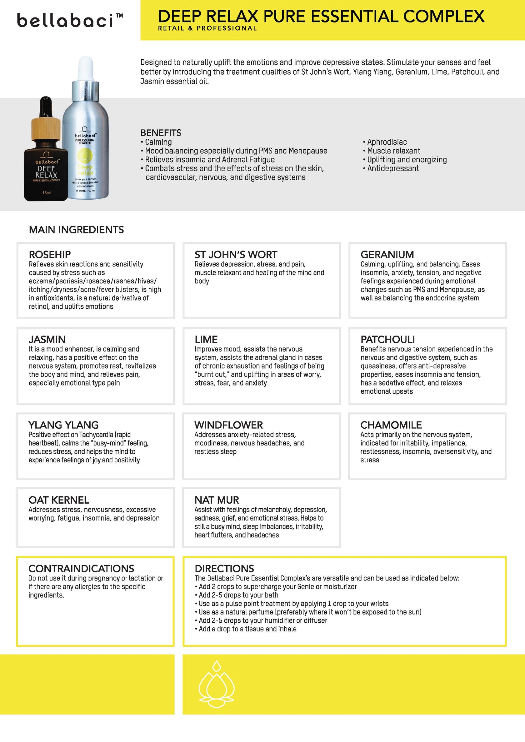 Bellabaci Deep Relax Pure Essential Complex – Universal Companies