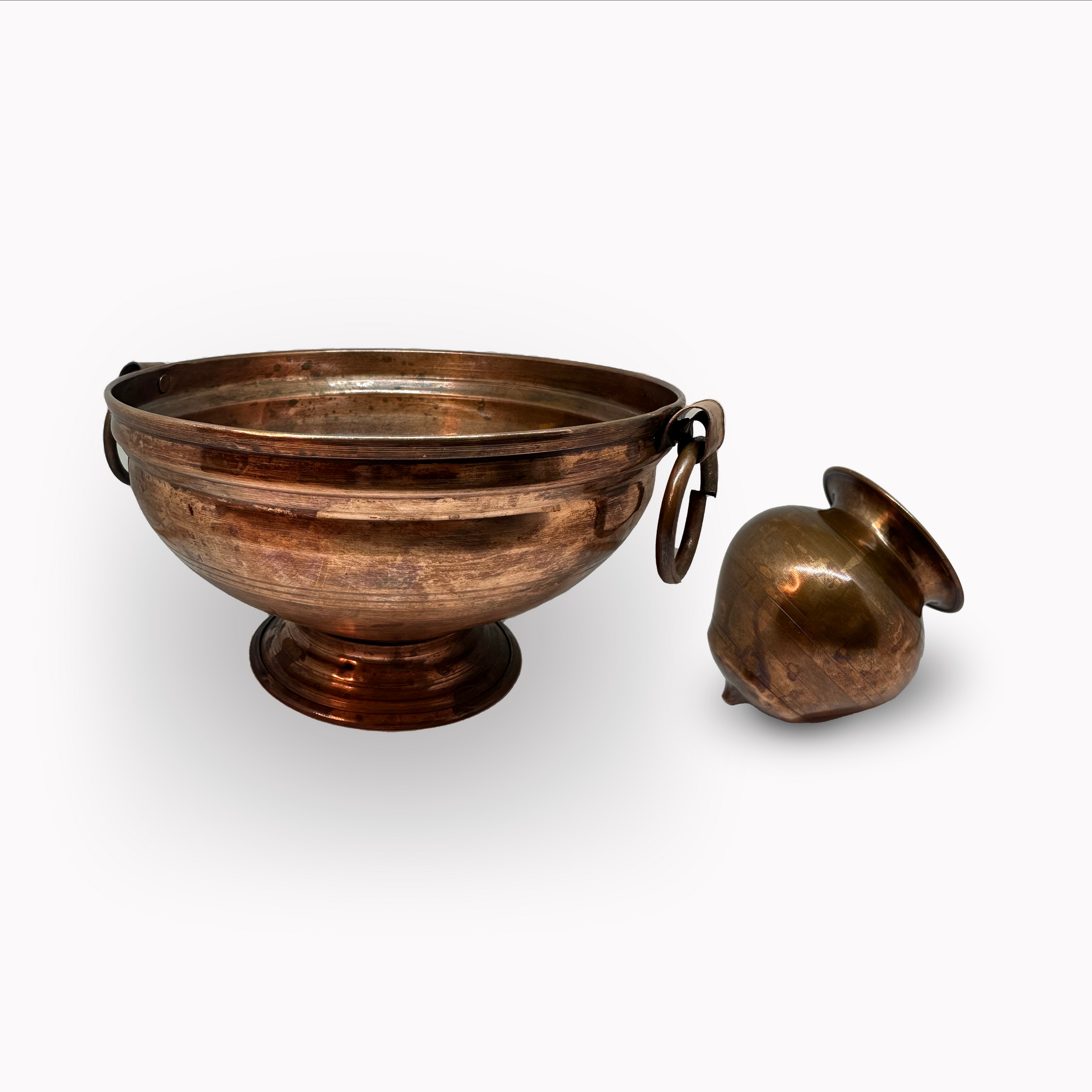 Shirodhara Copper Pot & Oil Collecting Pot Set – Universal Companies