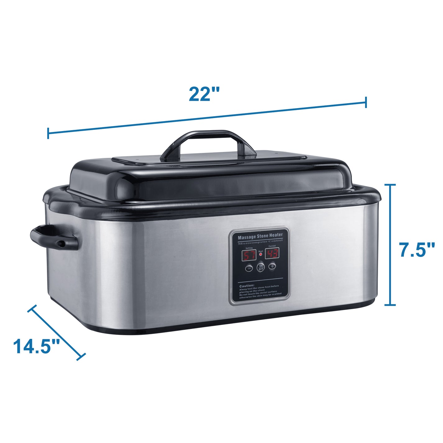 Professional Digital Massage Stone Heater, 18 quart – Universal Companies