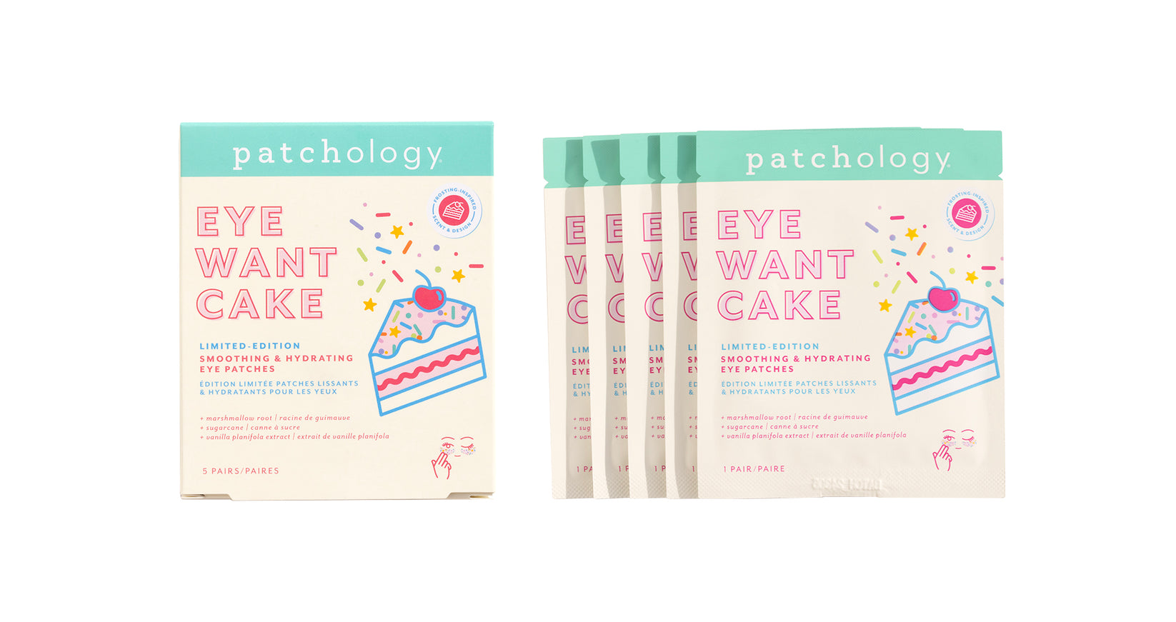 Patchology Eye Want Cake Smoothing & Hydrating Eye Patches – Universal ...