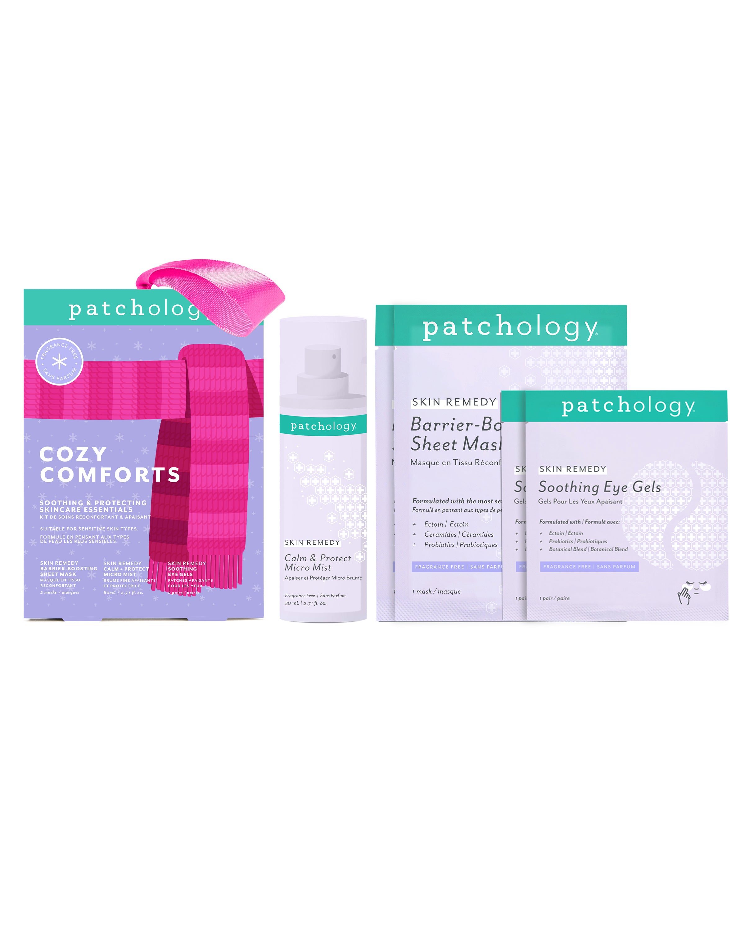 Patchology Cozy Comforts, Soothing & Protecting Skincare Essentials ...