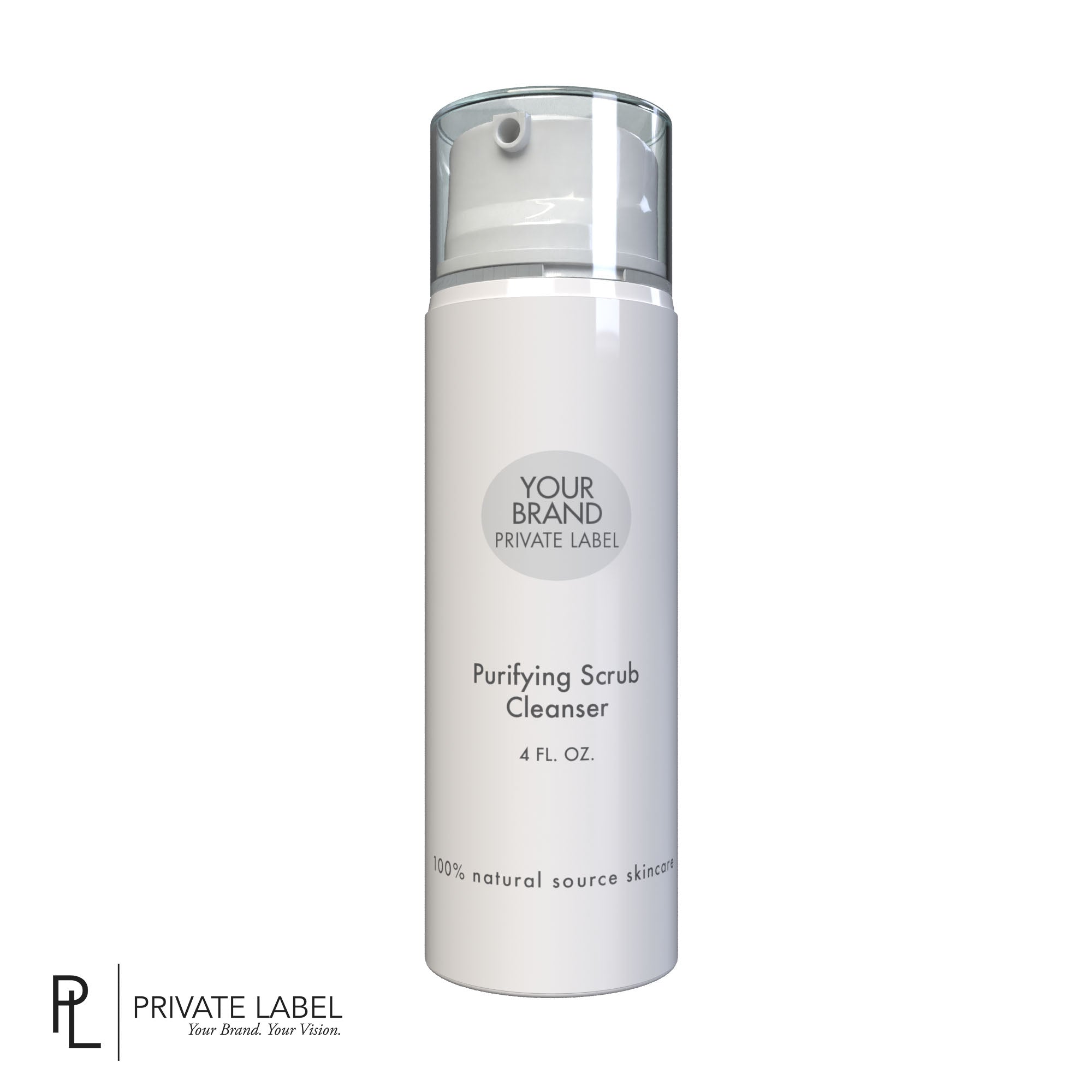 Private Label Purifying Scrub Cleanser, Retail 4 fl oz – Universal ...