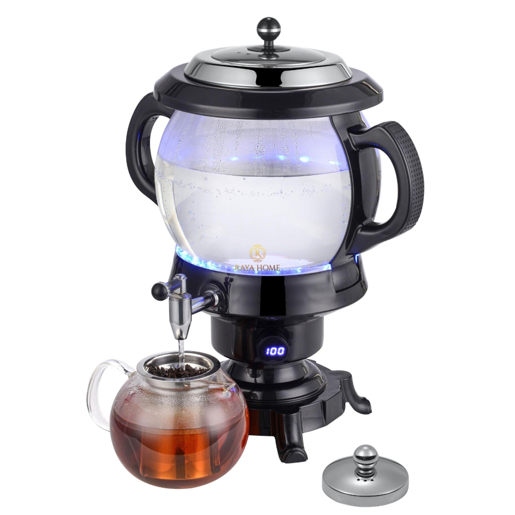 Persian Samovar Glass Tea Maker, Black – Universal Companies