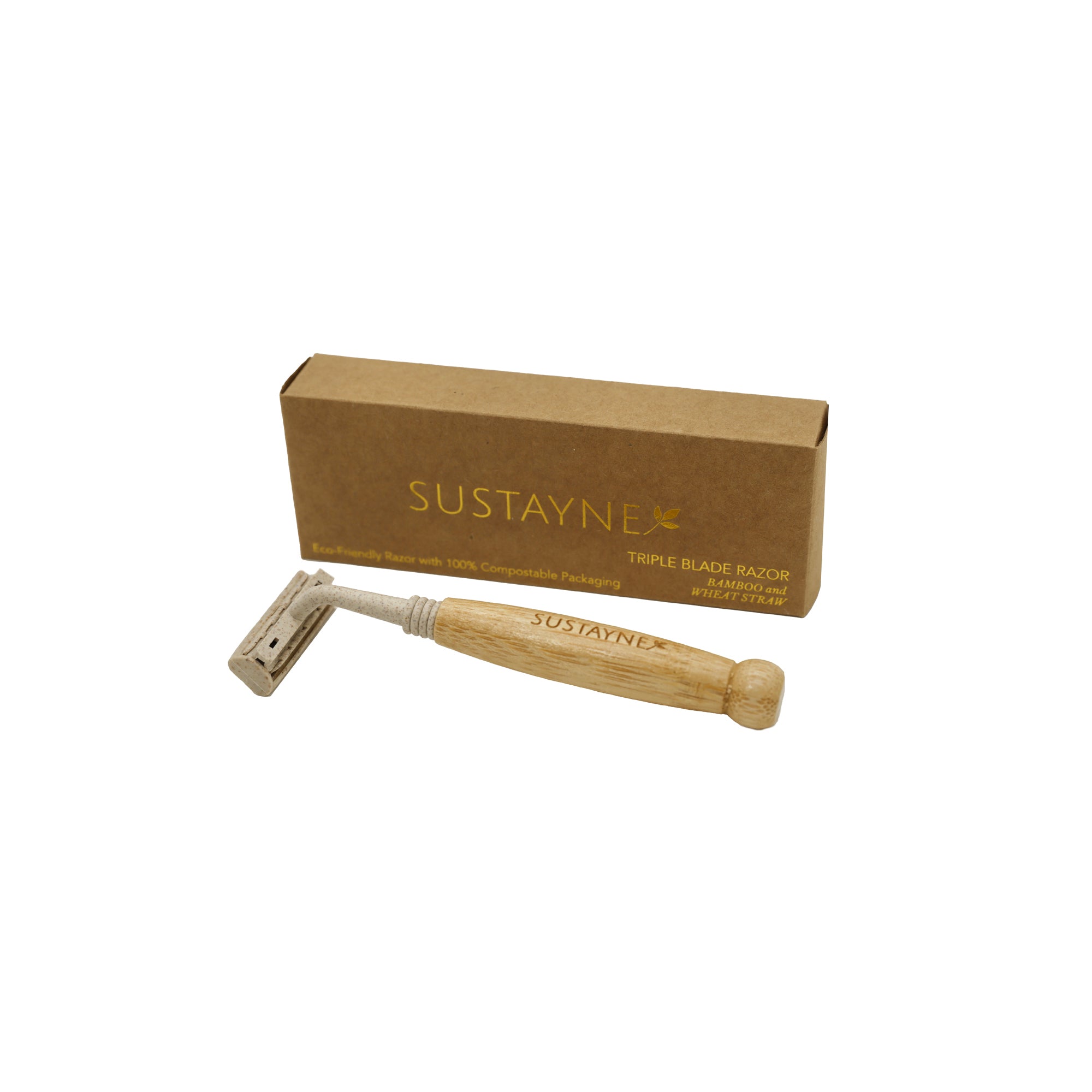 Sustayne Razor, Bamboo, Triple Blade – Universal Companies