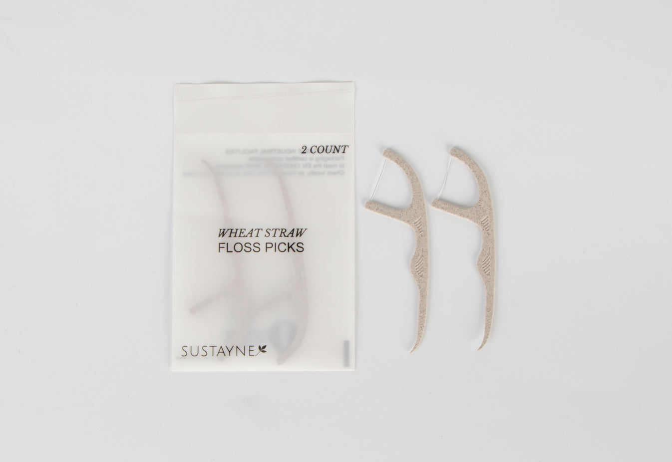 Sustayne Floss Picks, Wheat Straw – Universal Companies
