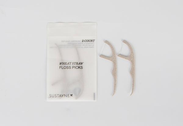 Sustayne Floss Picks Wheat Straw Universal Companies