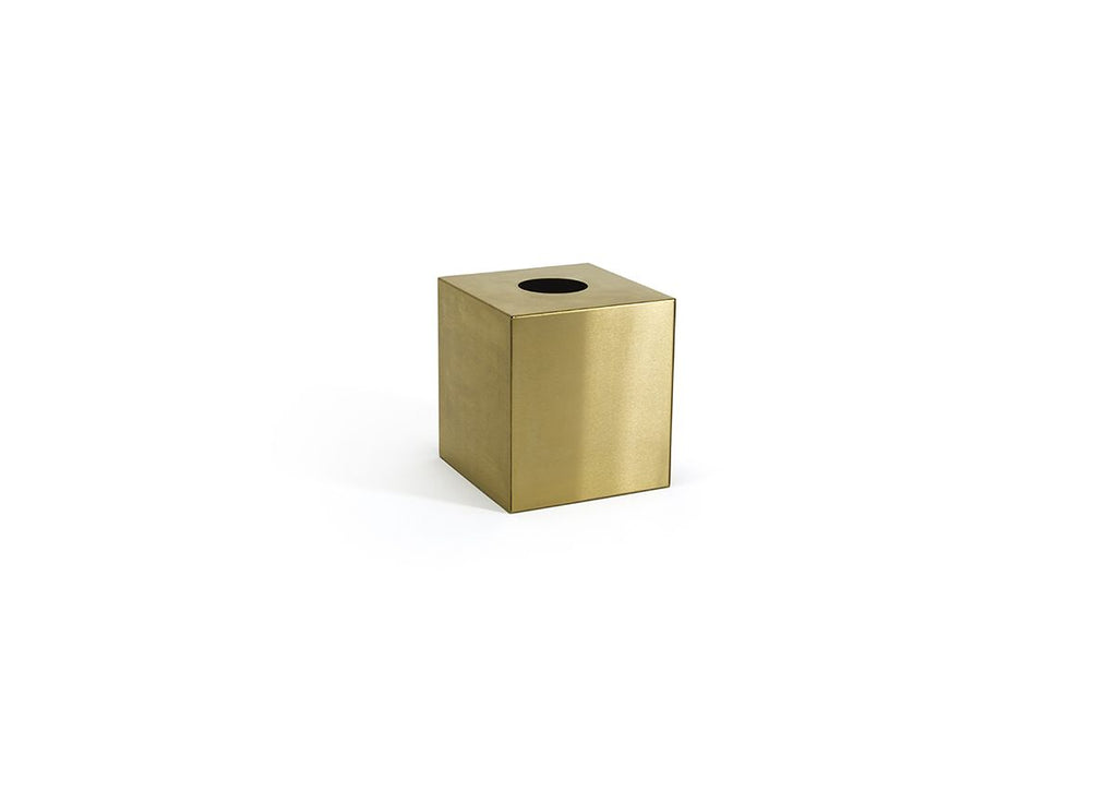 FOH Brushed Stainless Tissue Cover, 4 ct