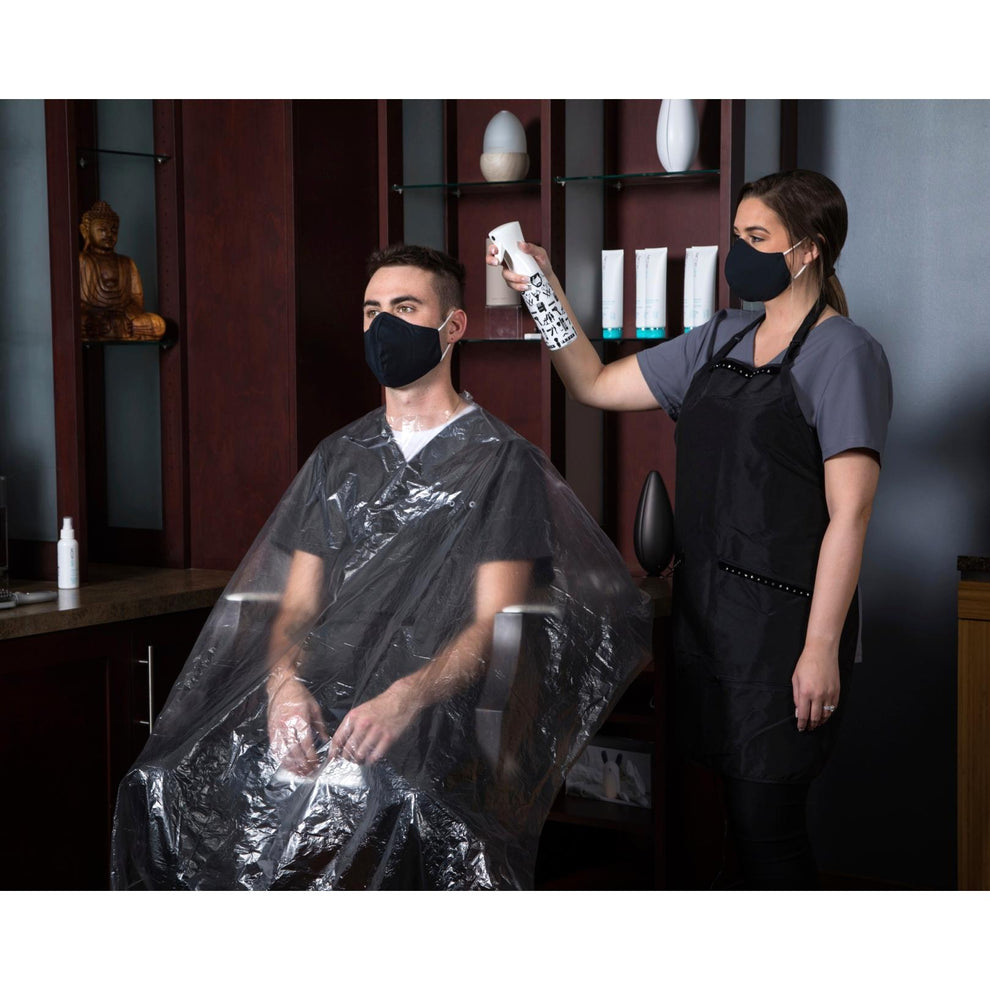 Disposable Plastic Client Cape, 51"W X 63"L , 50 pack – Universal Companies