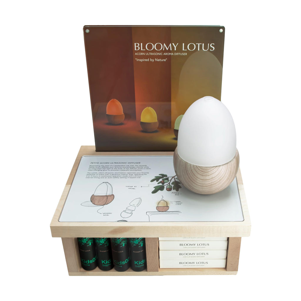 Bloomy Lotus Wooden Display