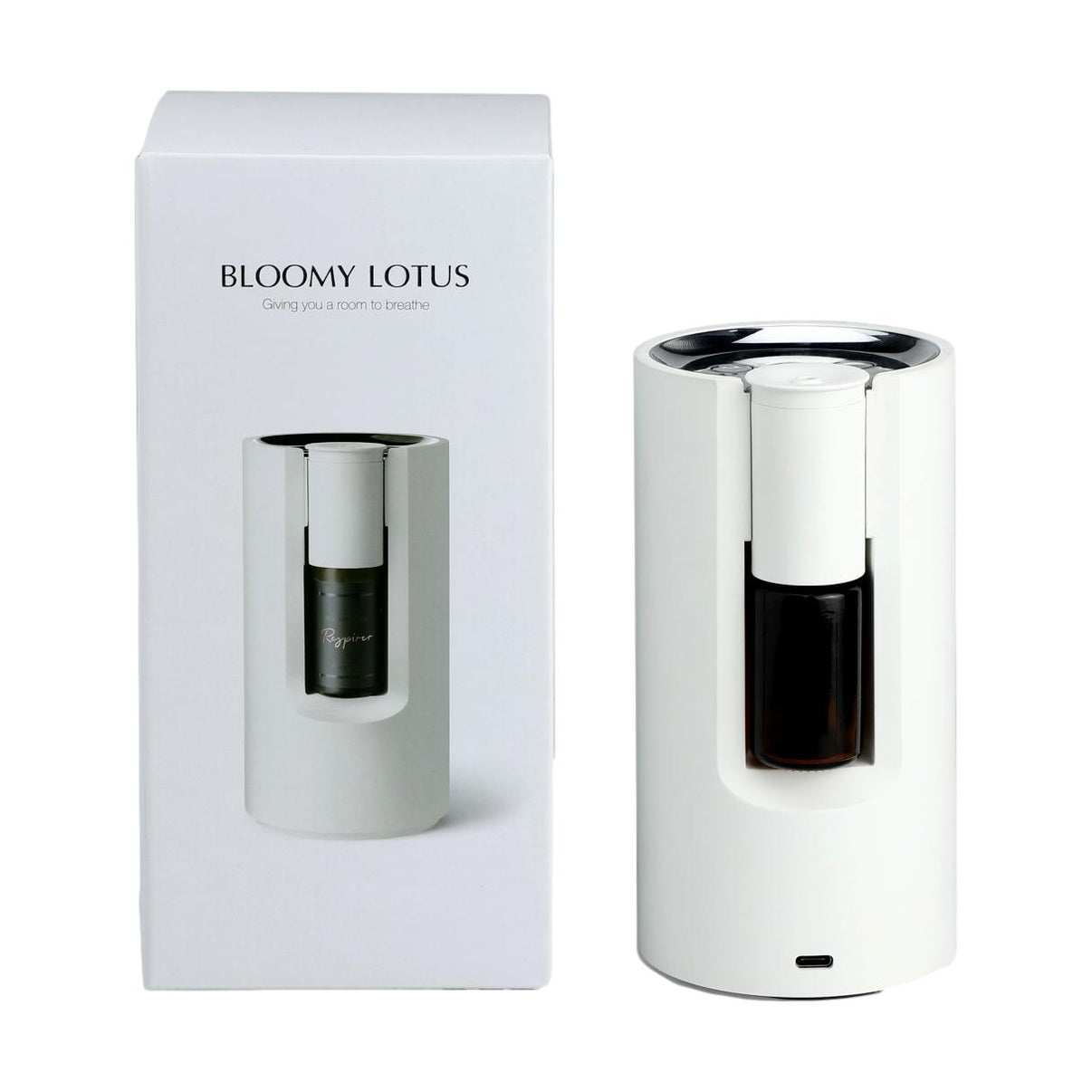 Bloomy Lotus Nebulizing Aroma Diffuser, The Bamboo, White – Universal ...