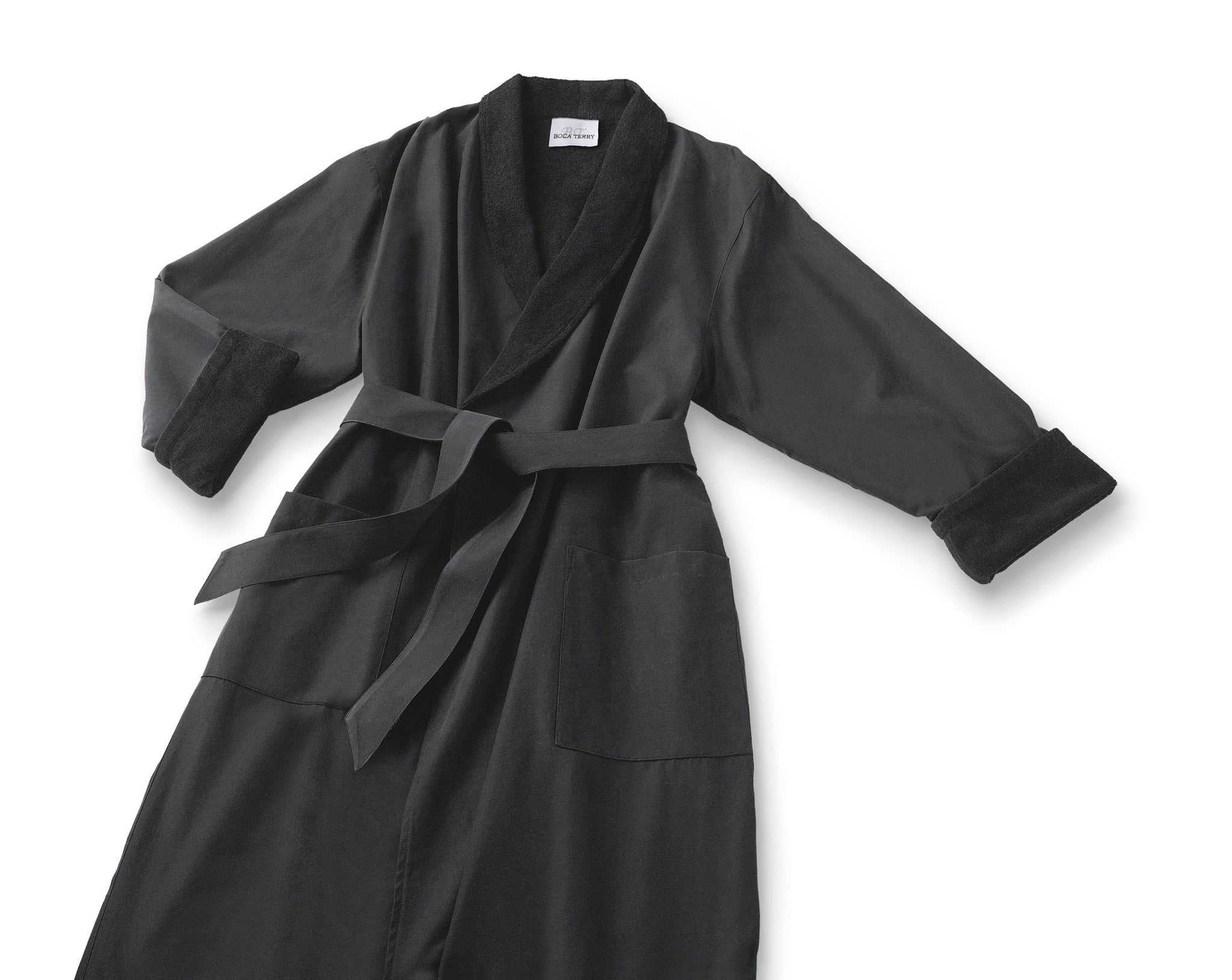 Boca Terry Microfiber Roll Collar Robe – Universal Companies