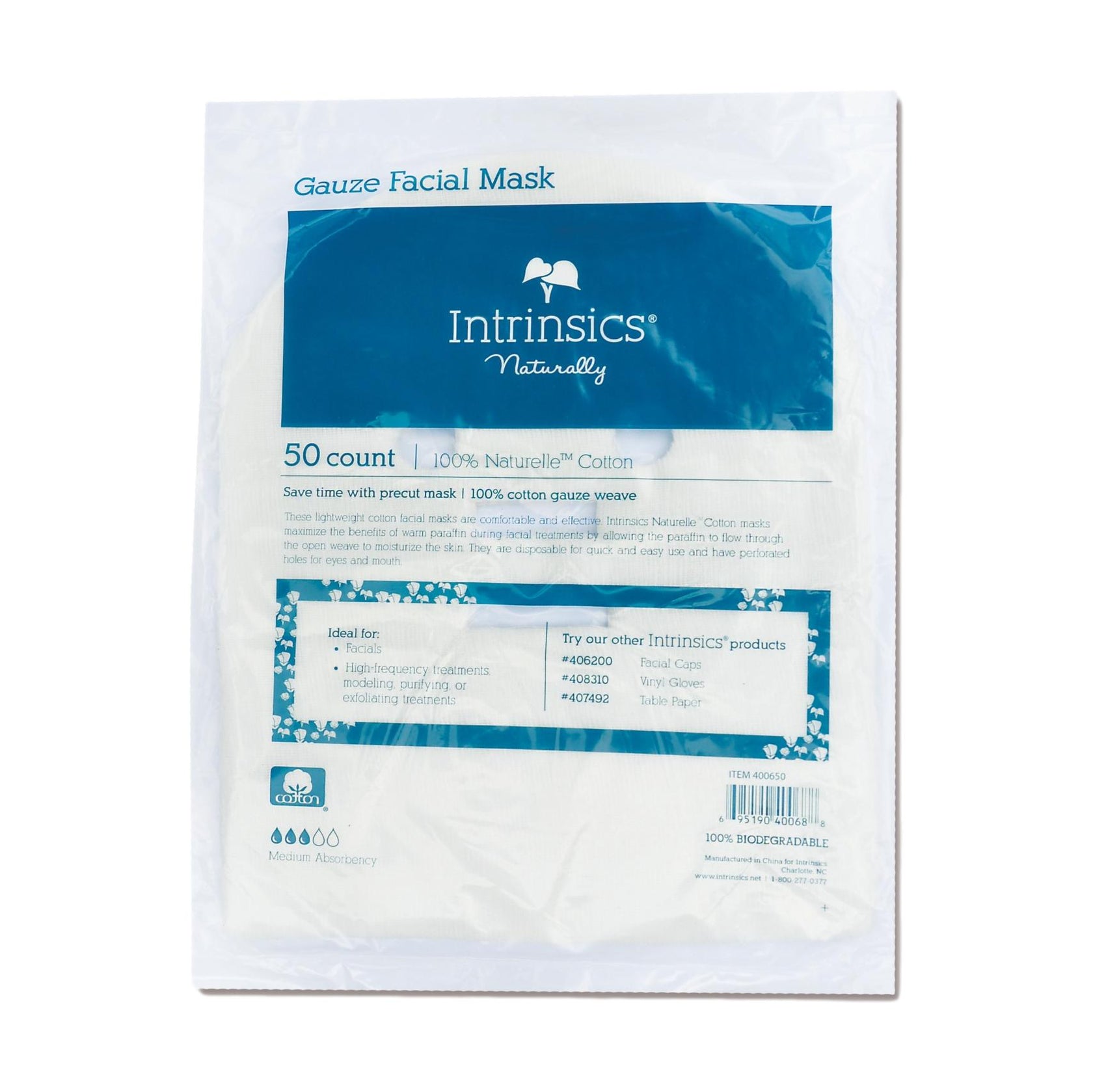 Intrinsics Precut Gauze Facial Masks, 50 ct – Universal Companies