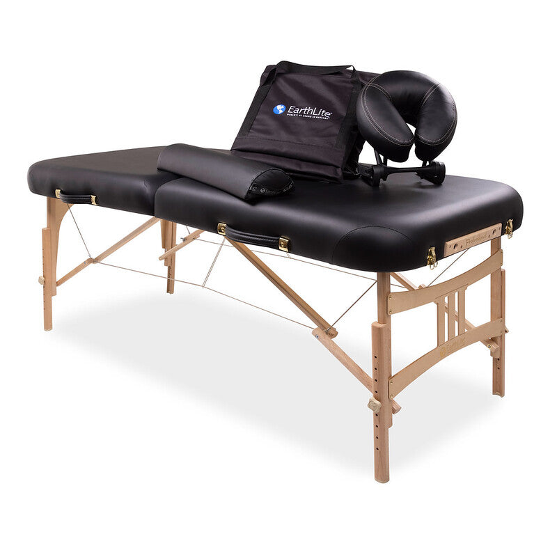 Earthlite Pro Endeavor Portable Table Package, Black