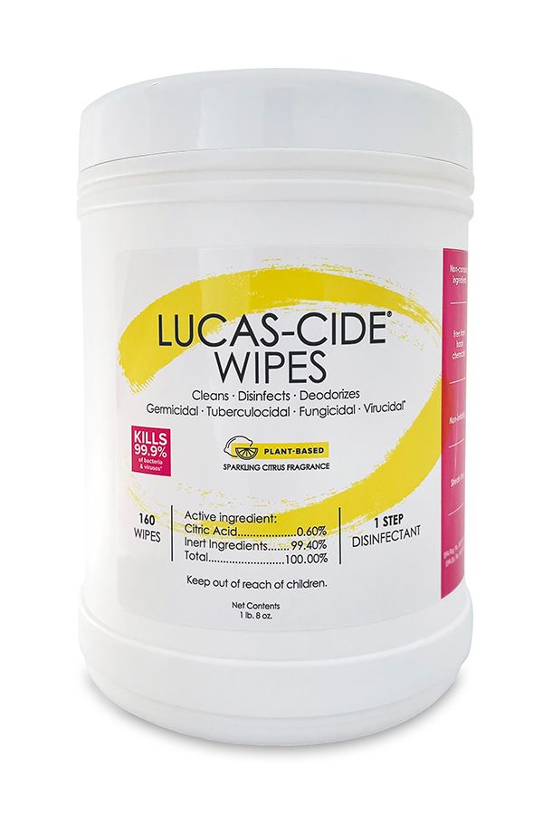 Lucas-Cide Disinfecting Wipes, 160 ct – Universal Companies