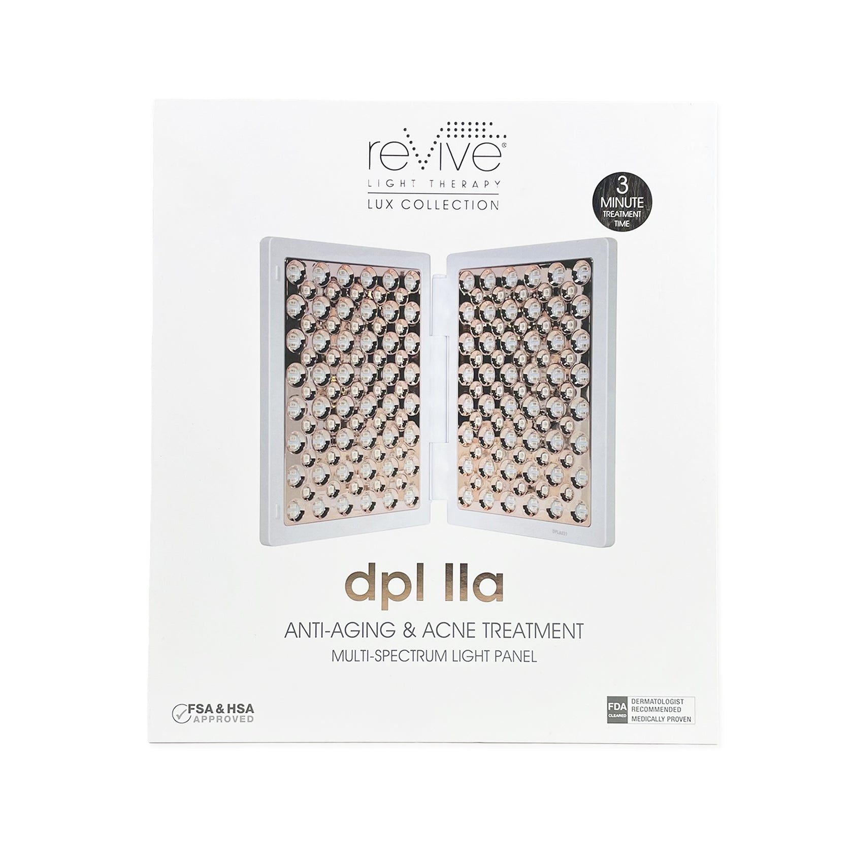 Lux dpl lla LED Wrinkle Reduction & Acne Treatment Panel by reVive Lig ...