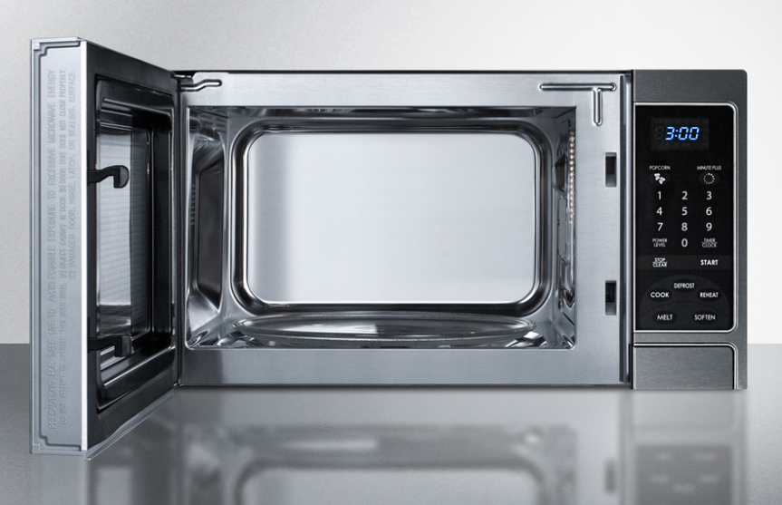 Summit Compact Microwave, Stainless Steel