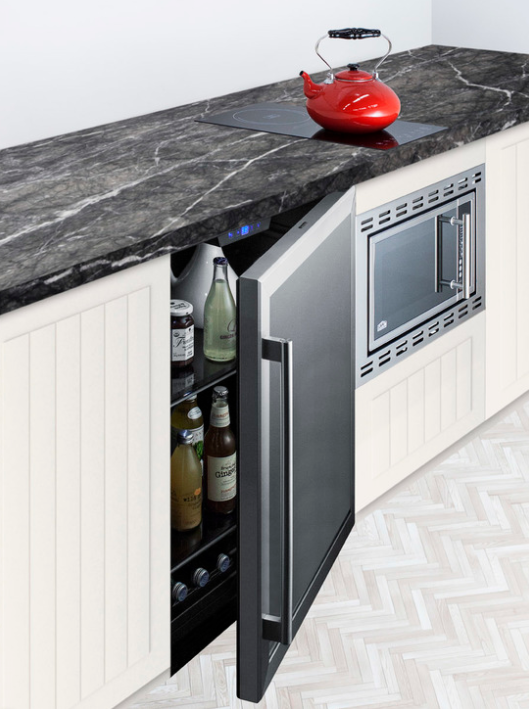 Summit Under Counter Glass Front Fridge, ADA Compliant – Universal ...