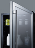 Summit Under Counter Glass Front Fridge, ADA Compliant