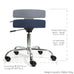 Earthlite Pneumatic Rolling Massage Stool (optional backrest ...
