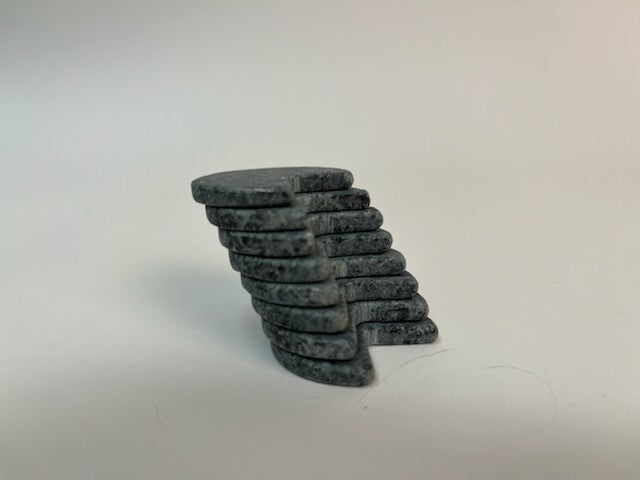 Theratools Notched Soapstone Toe Stones, 8 ct.