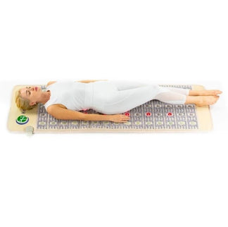 (Professional Use) Full Sized TAJ Gemstone Mat with 5 Natural Therapie ...