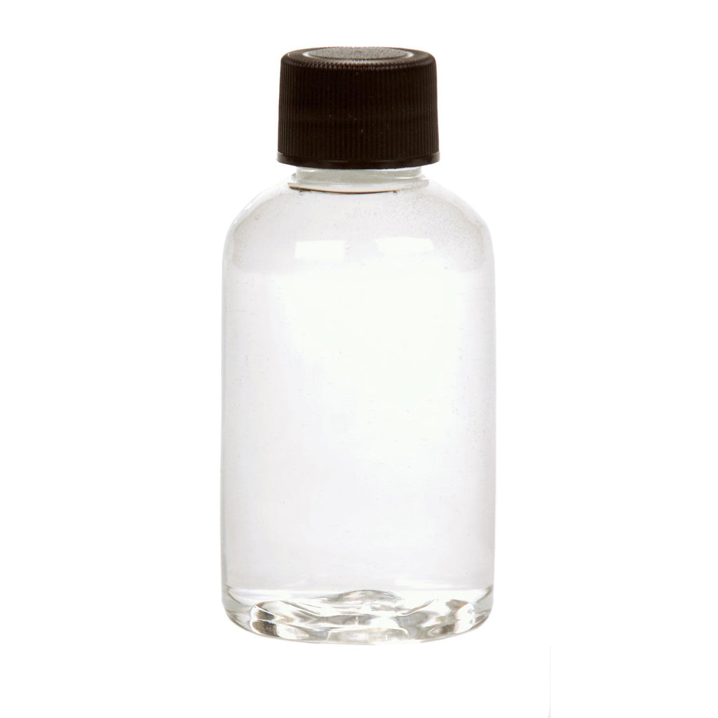 Bottles & Jars Clear Bottle w/Black Disc Cap / 2oz