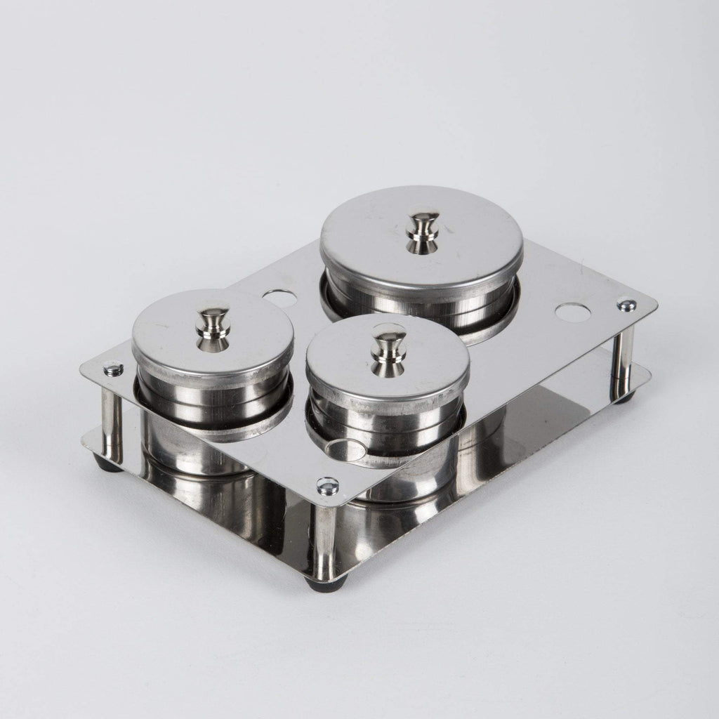 Bowls, Dishes, Dispensers & Bo Stainless Steel Covered Dish Set, 3 hole
