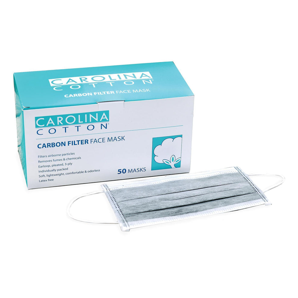 Carolina Cotton Carbon Filter Face Mask, 50 ct – Universal Companies