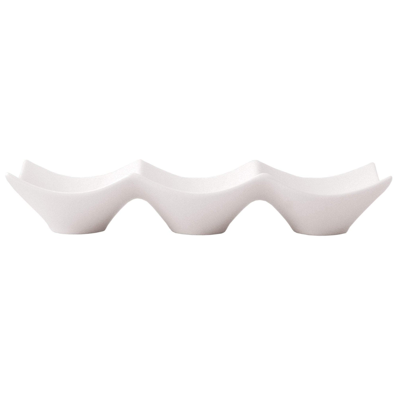 FOH Rectangular Porcelain Bowl, Triple Section, 2 oz – Universal Companies