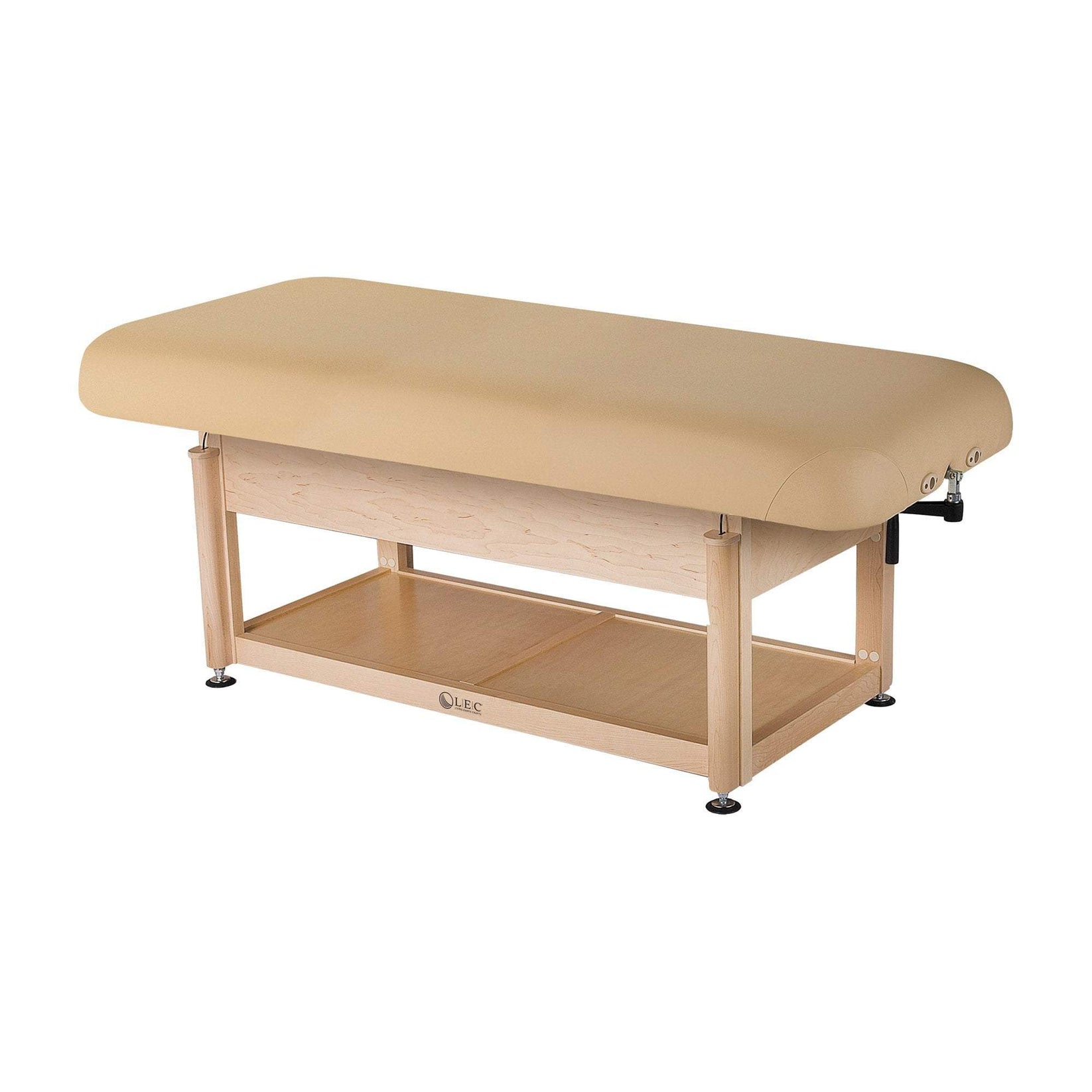 Living Earth Crafts Napa Flat Top Spa Treatment Table with Shelf Base ...