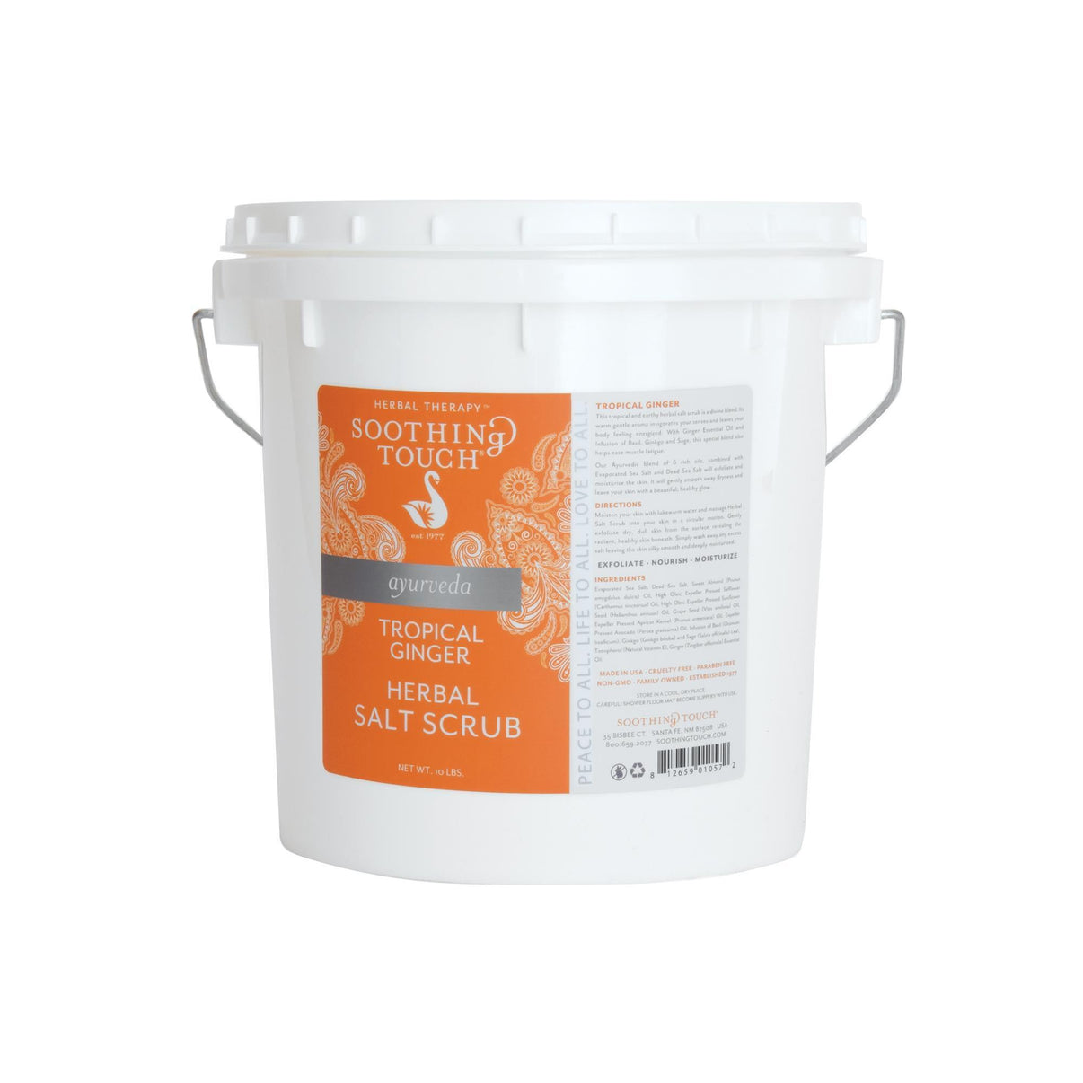 Soothing Touch Salt Scrub, Tropical Ginger, 10lbs – Universal Companies