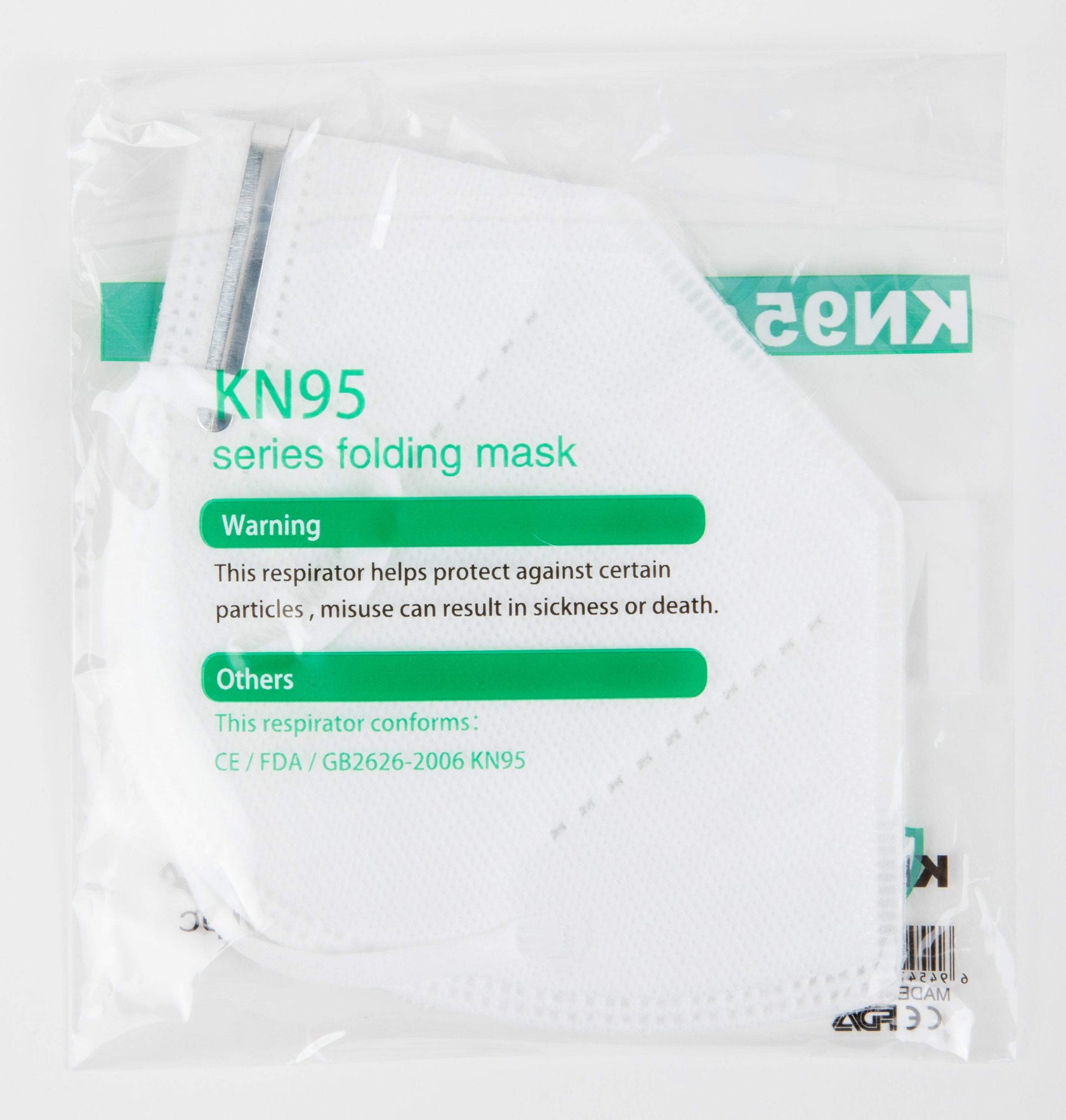 KN95 Disposable Protective Face Mask, 5 Ply, 1 Count, by Dispo Touch ...