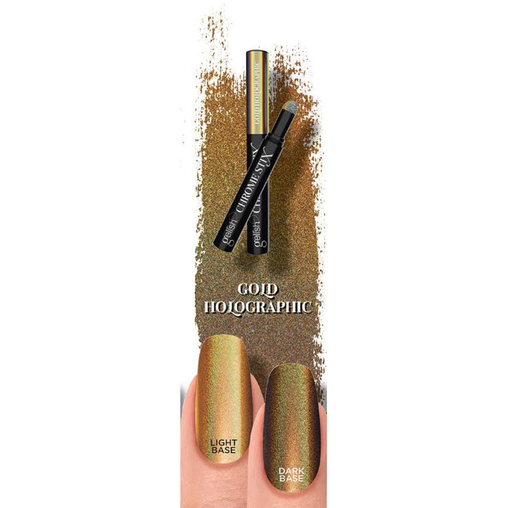 Gelish Chrome Stix, Gold Holographic, 0.17 oz – Universal Companies