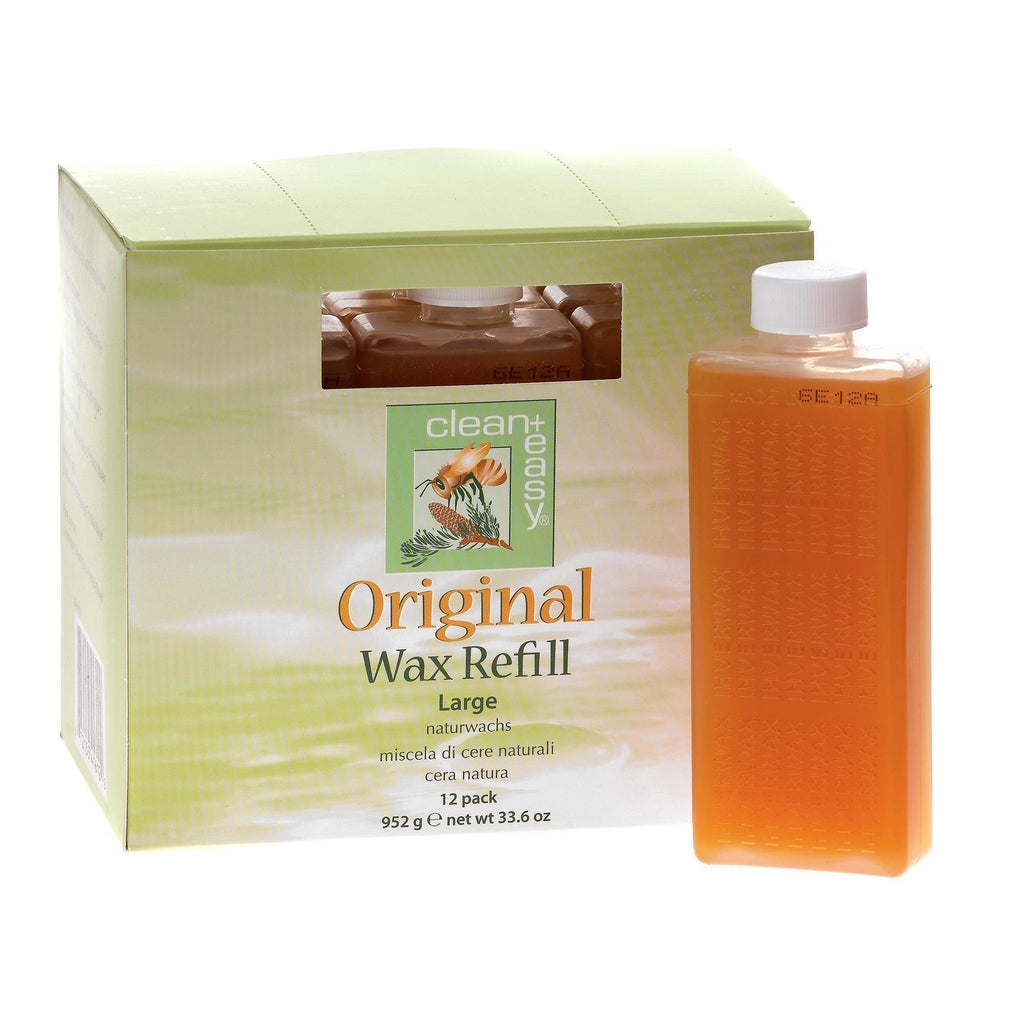 Roll-On & Line Waxing Systems 12 ct. / Large Clean + Easy Original Wax ...