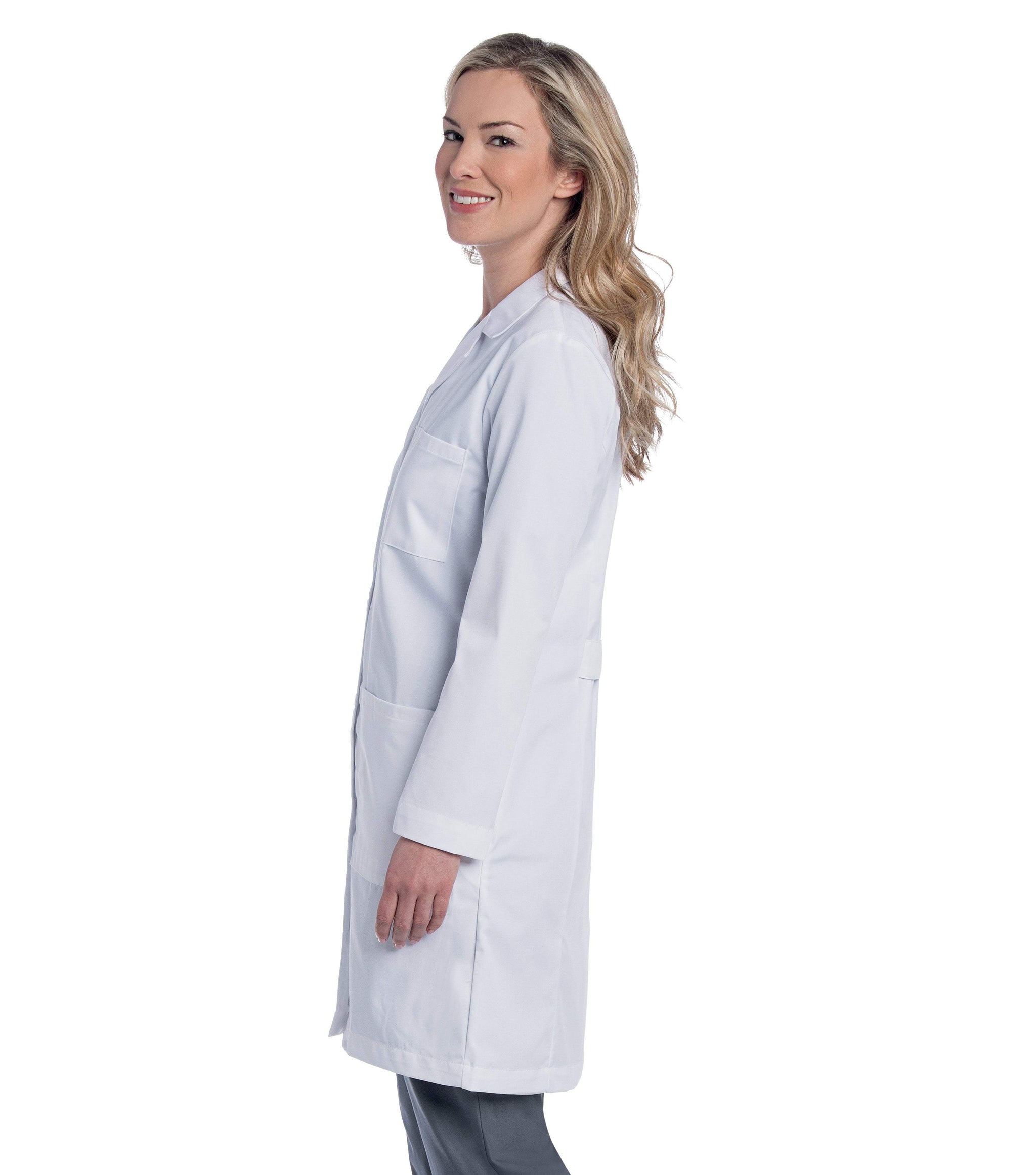 Women's Lab Coat with 4 Button Closure by Landau – Universal Companies