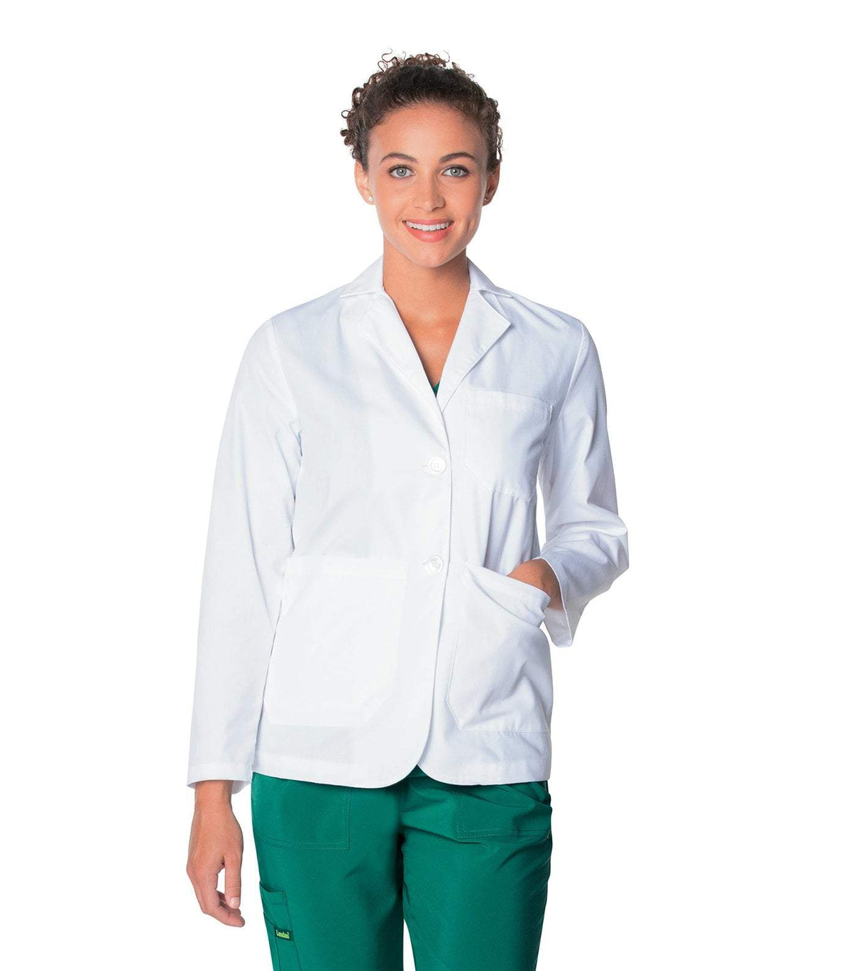 Women's Consultation Coat in White by Landau – Universal Companies