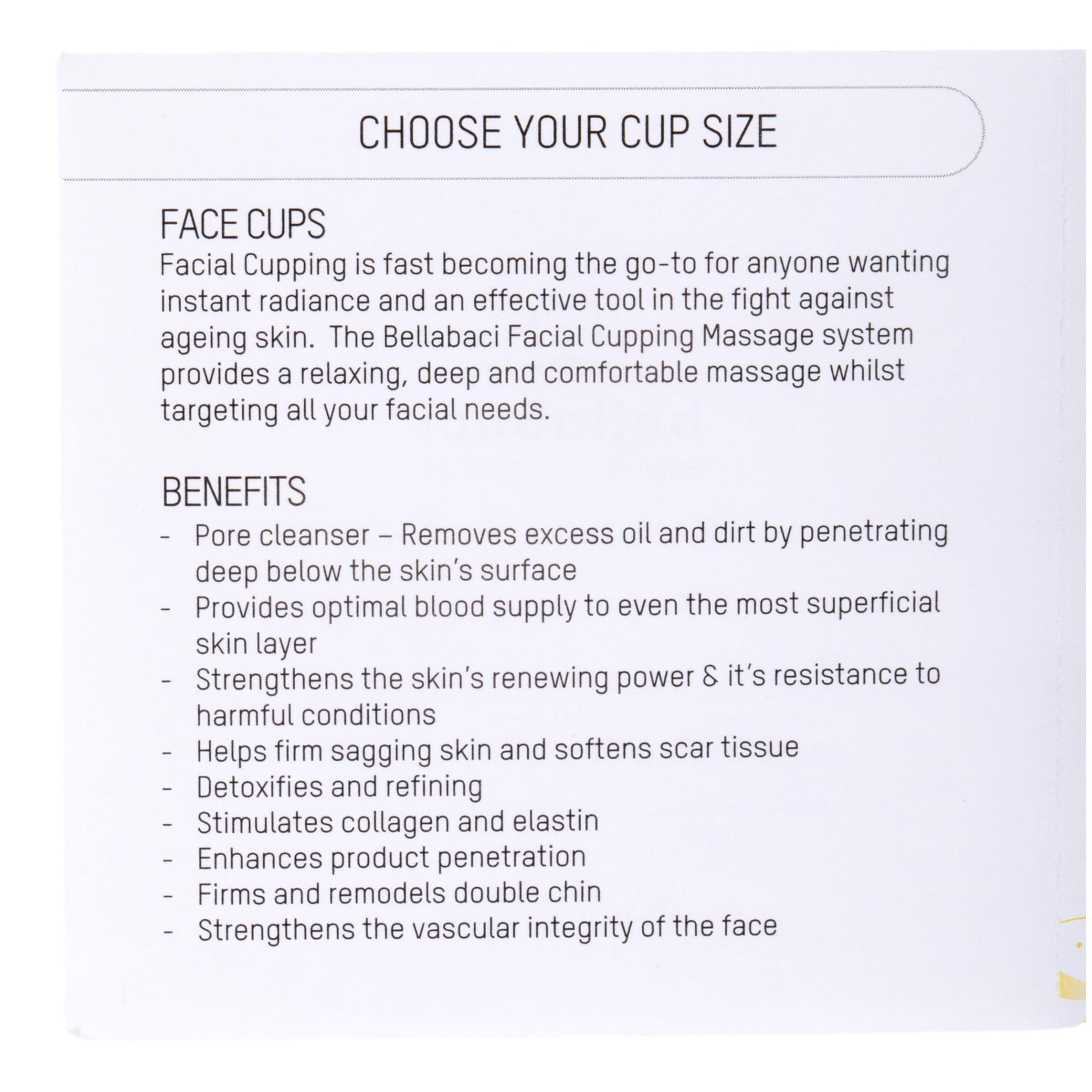 Bellabaci Facial Cups for Facial Cupping – Universal Companies
