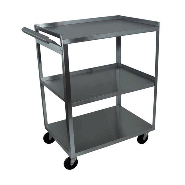 Stainless Steel 3 Shelf Cart with Handle – Universal Companies